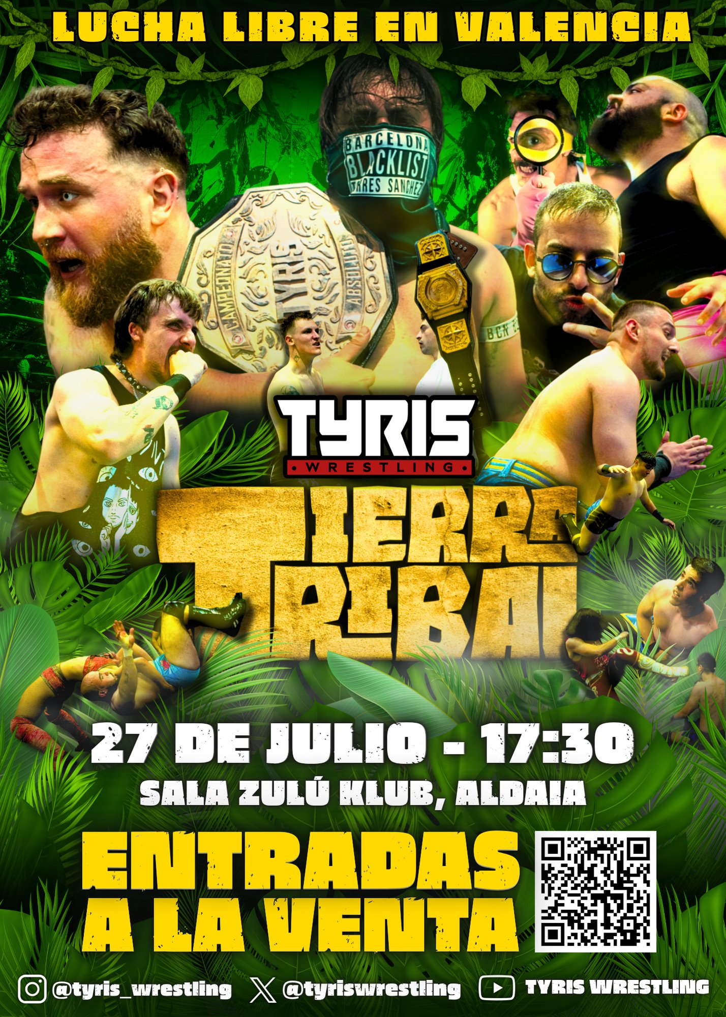 Resultados Tyris Wrestling: Tierra Tribal | Superluchas