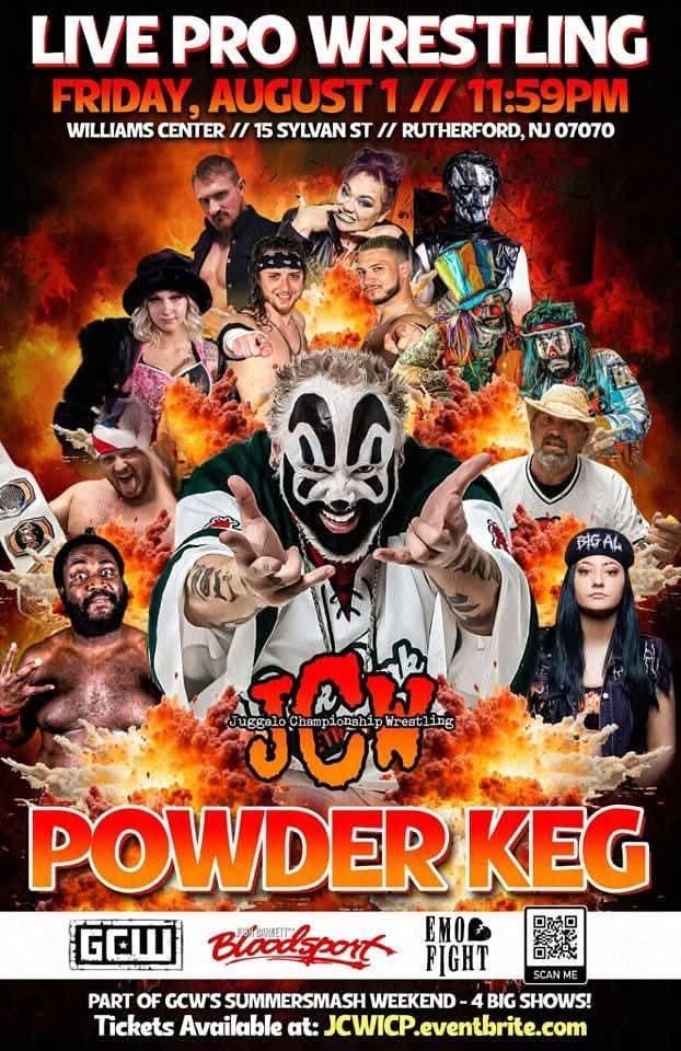 Resultados Juggalo Championship Wrestling 1 de agosto 2025 | Powder Keg