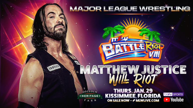 Matthew Justice se une al MLW Battle RIOT VIII | Superluchas