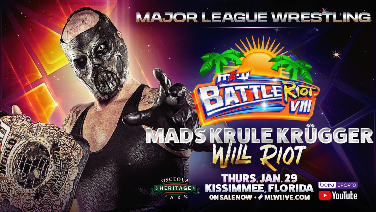Mads Krule Krugger defenderá el Campeonato Mundial en MLW Battle RIOT VIII