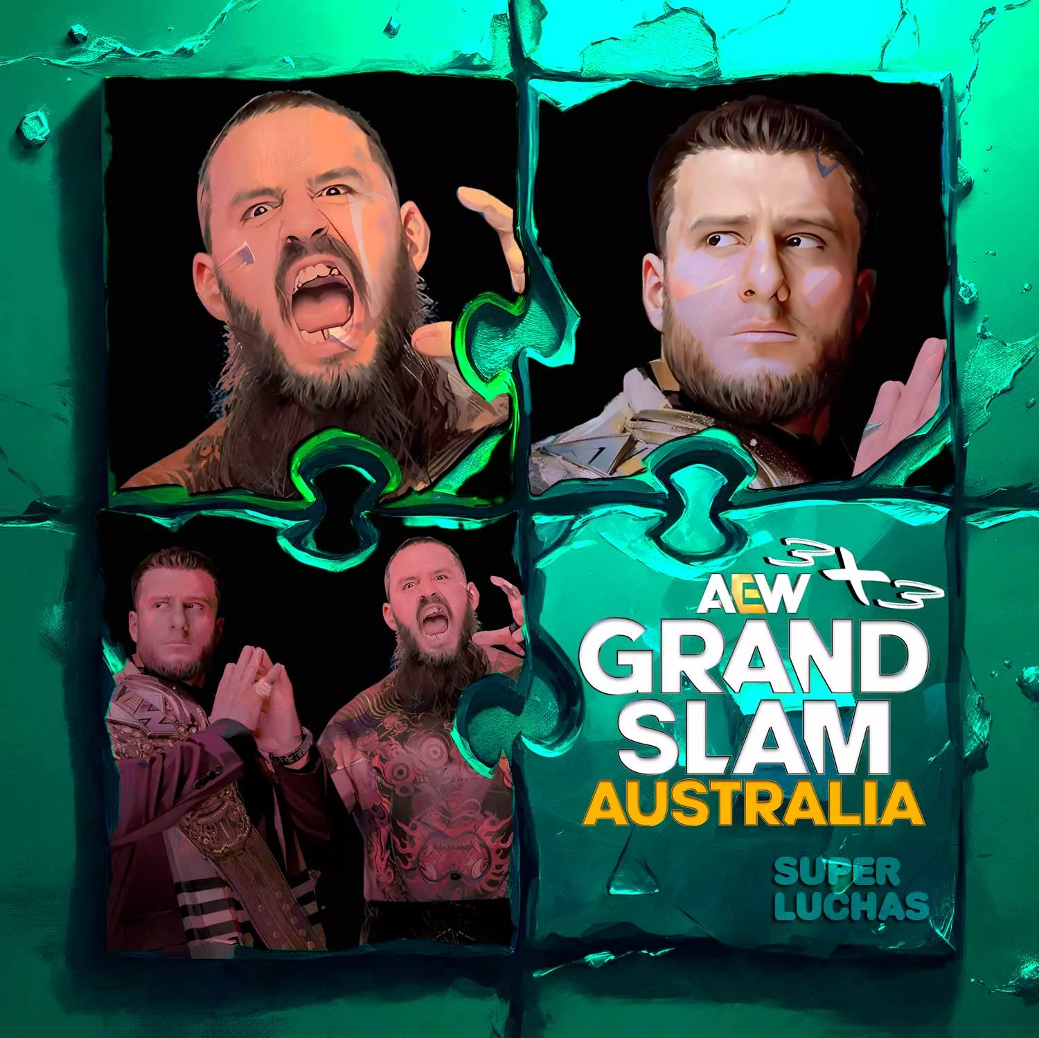 3×3: Lo mejor y lo peor de AEW GRAND SLAM AUSTRALIA 2026 | Superluchas