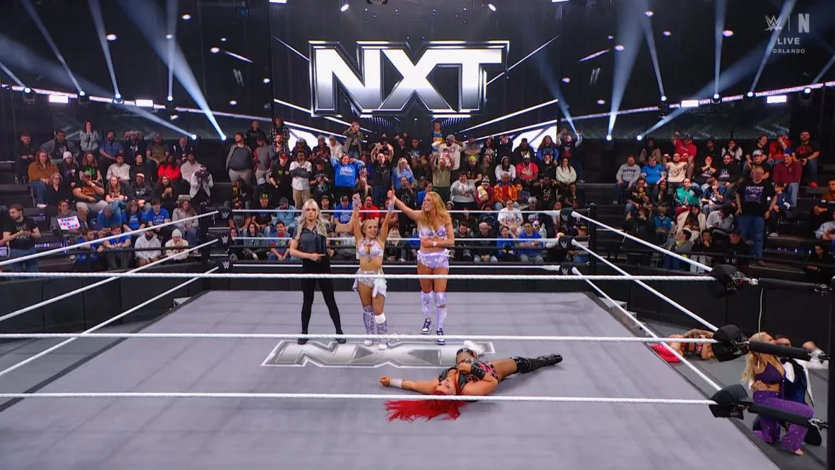 WWE NXT: The Elegance Brand venció a Sol Ruca y ZARIA, que se golpearon ...