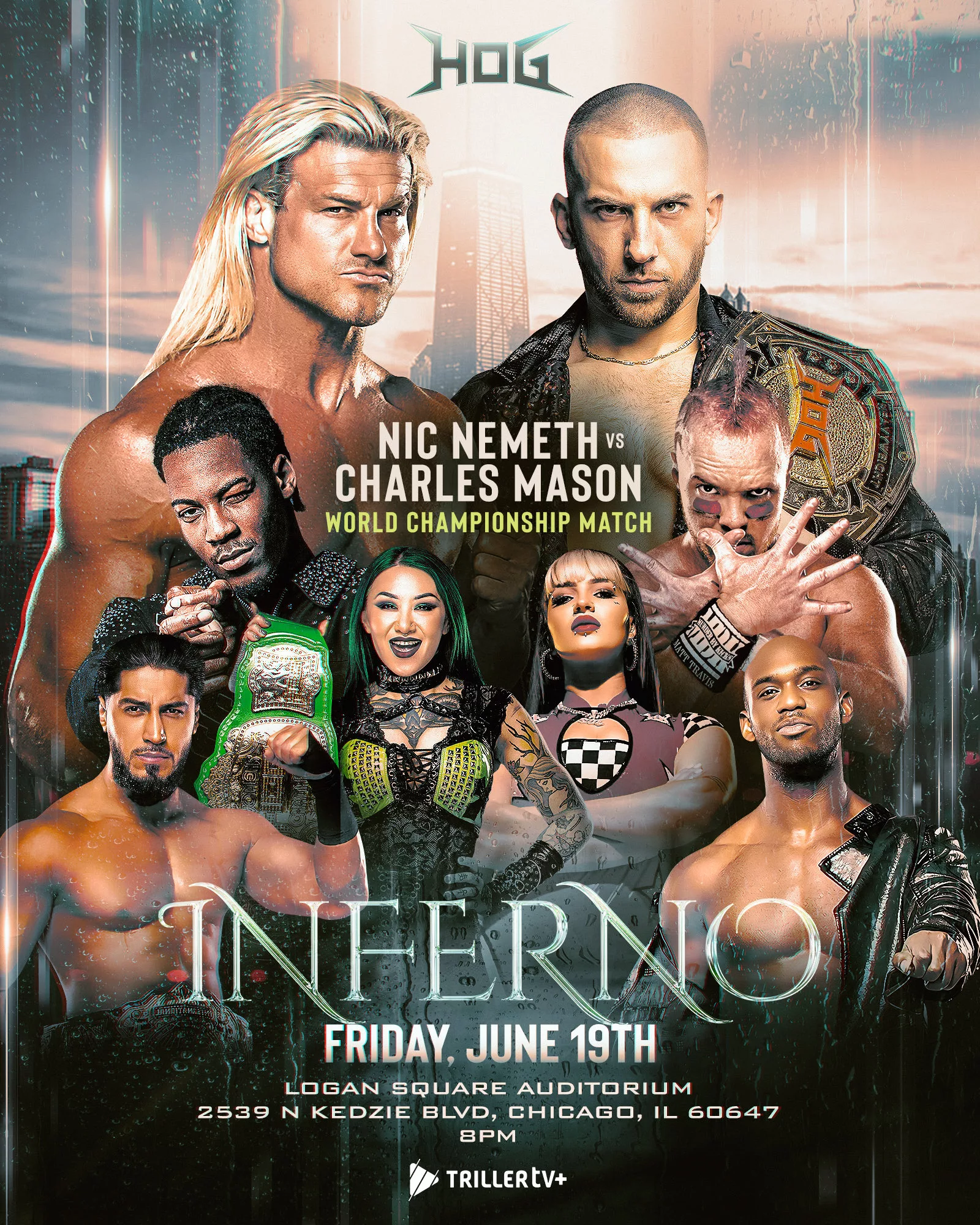 Resultados HOG Inferno | Charles Mason vs. Nic Nemeth