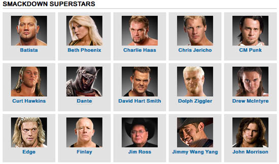 ¿Dante en el roster de Smackdown de WWE.com? | Superluchas