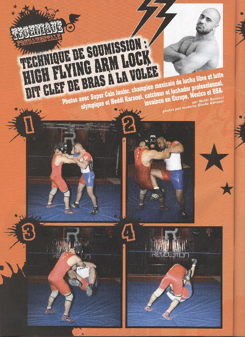 Súper Calo Jr. y Heedi Karaoui en la revista Catch Fight | Superluchas