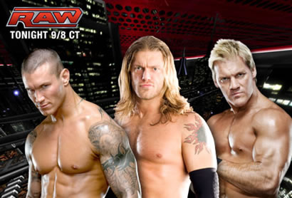 Randy Orton vs Edge vs Chris Jericho, Triple Amenaza para determinar el ...