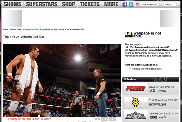 Triple H vs Alberto del Río en el Día del Aficionado | Superluchas