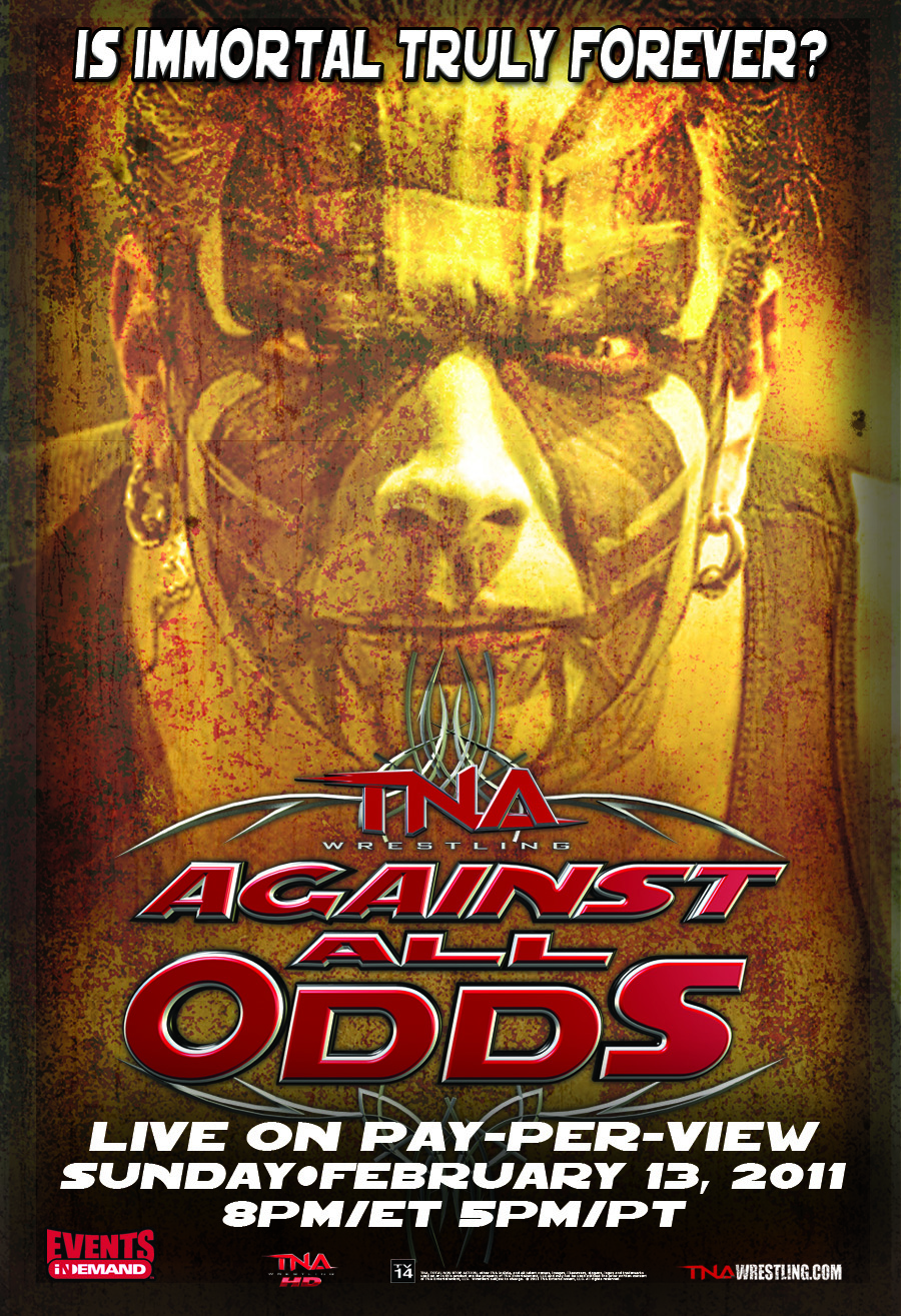 Póster oficial del PPV TNA Against All Odds 2011 | Superluchas
