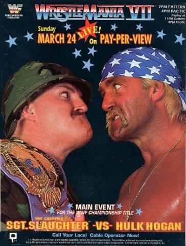 La Historia de Wrestlemania: Wrestlemania VII - Supestars and Stripes ...