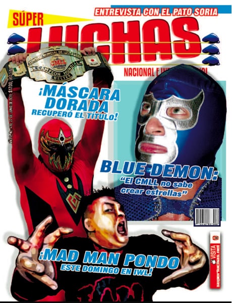 Revista Súper Luchas 419 (27/06/11): Blue Demon: «El CMLL no sabe crear ...
