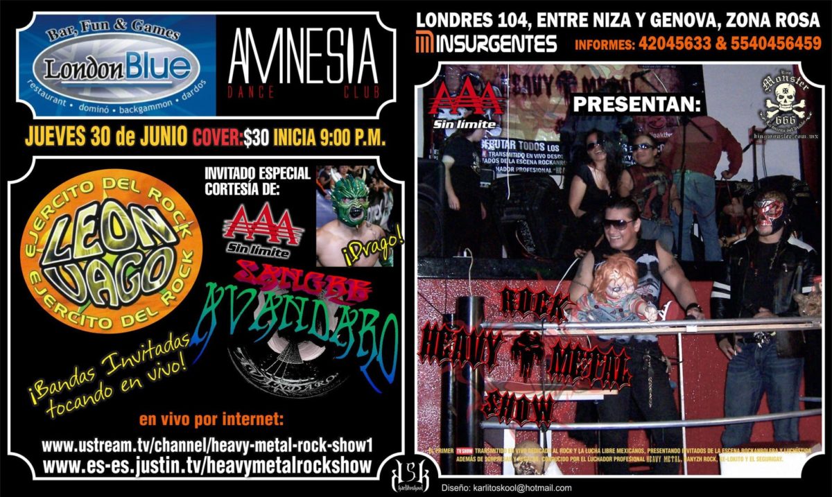 Hoy, el Heavy Metal Rock Show con la nueva sensación de AAA: DRAGO ...