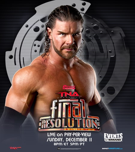 Póster del PPV TNA Final Resolution 2011 con Bobby Roode | Superluchas