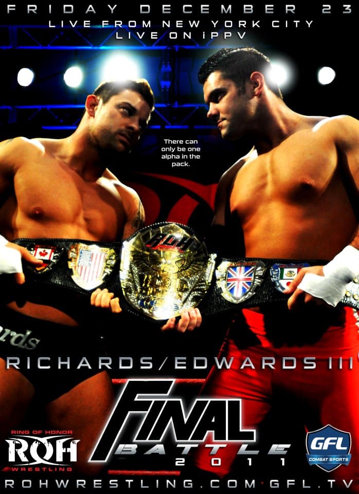 ROH Final Battle 2011 (Resultados 23/12): Kevin Steen regresa - Chris ...