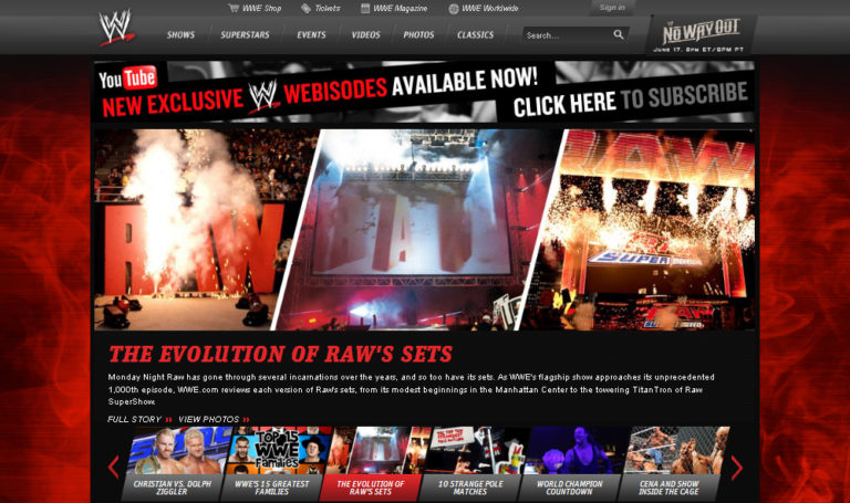 WWE.com: La evolución de la Escenografía de RAW | Superluchas