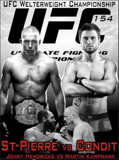 UFC 154: St-Pierre vs. Condit ya es oficial | Superluchas