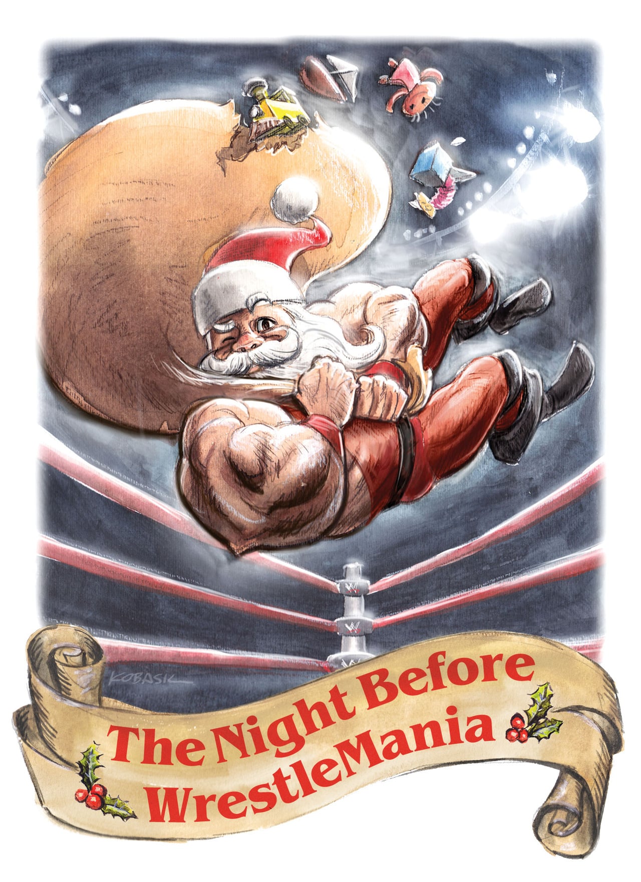 Santa Claus en «The Night Before Wrestlemania» | Superluchas