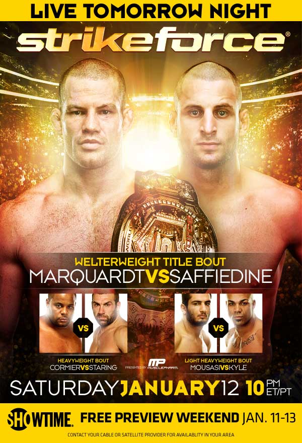 Strikeforce: Marquardt vs. Saffiedine - Resultados - El último evento ...