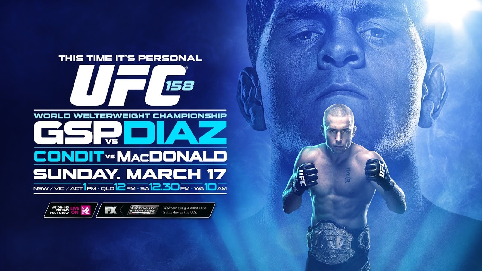 Predicciones UFC 158: St. Pierre vs. Diaz | Superluchas