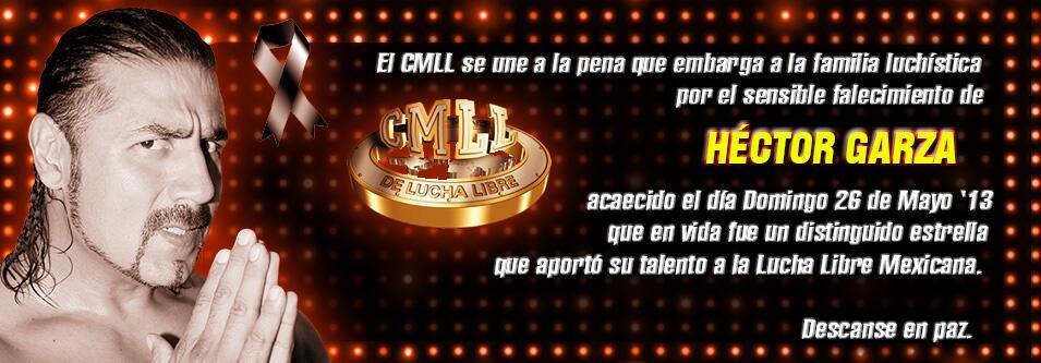 “Hasta siempre, Héctor Garza”: @CMLL_OFICIAL | Superluchas