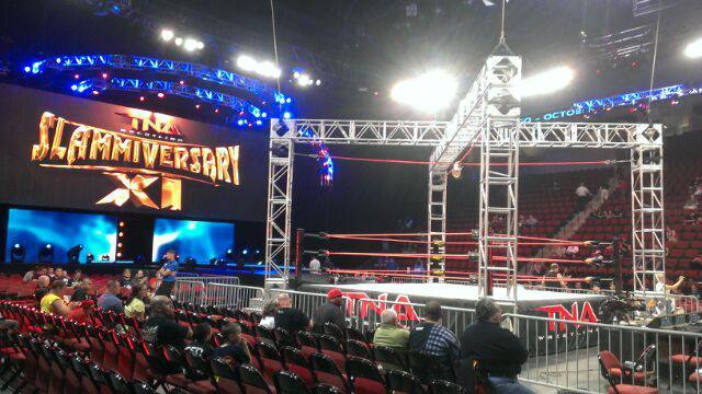 Fotografía reveladora del escenario de TNA Slammiversary XI | Superluchas