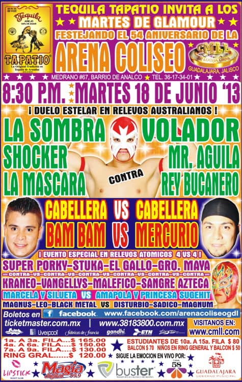 ¡La Arena Coliseo de Guadalajara Festeja su 54 Aniversario con dos ...