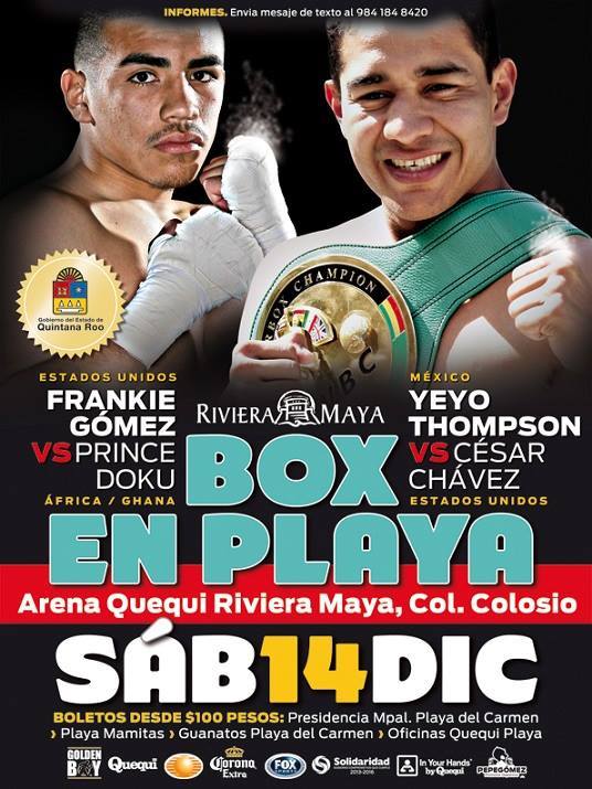 Cartelera Playa del Carmen «Box en la Playa» | Superluchas