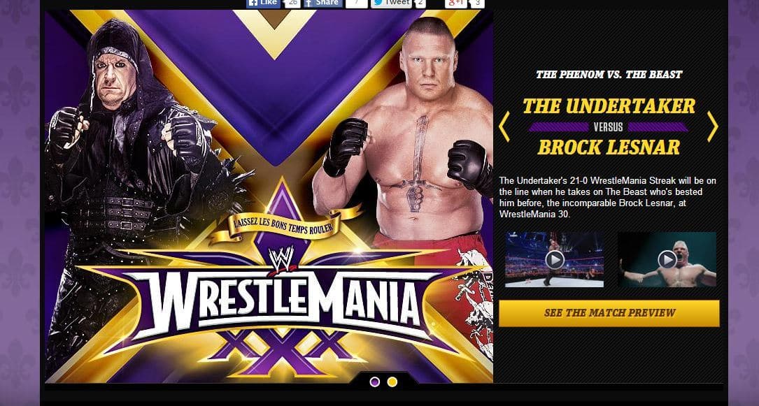Cartel final y cómo ver WWE Wrestlemania XXX. | Superluchas
