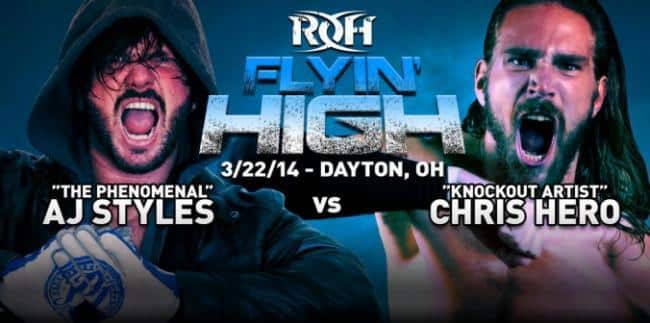 ROH: AJ Styles vs. Chris Hero confirmado para el “Flying High ...